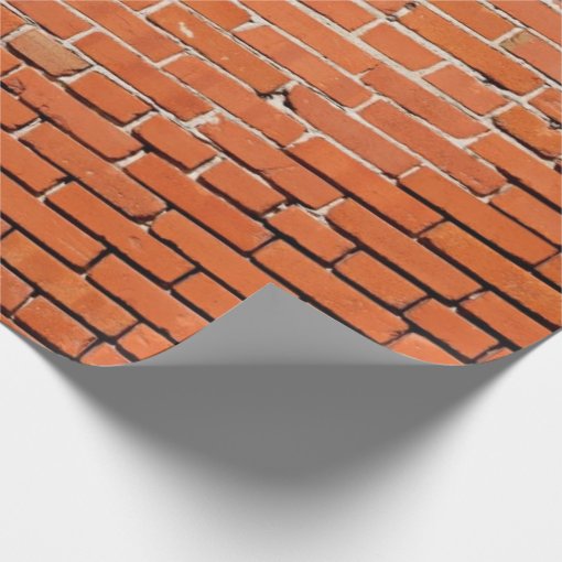 Brick Wall Wrapping Paper | Zazzle