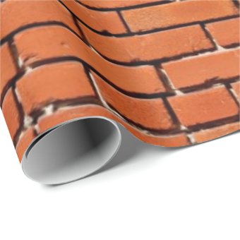 Brick Wall Wrapping Paper | Zazzle