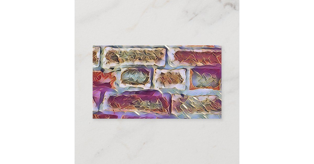 BRICKS BUSINESS CARD | Zazzle