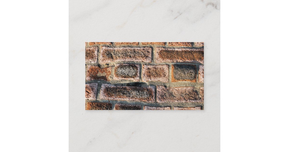 BRICKS BUSINESS CARD | Zazzle
