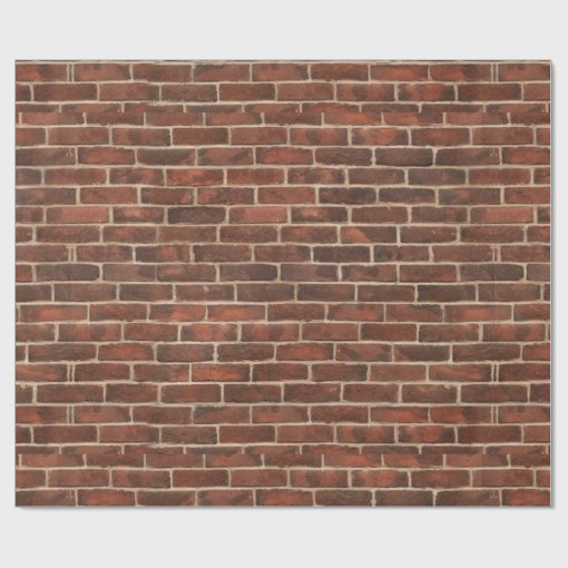 Bricks Pattern Wrapping Paper | Zazzle