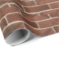 Bricks Pattern Wrapping Paper | Zazzle