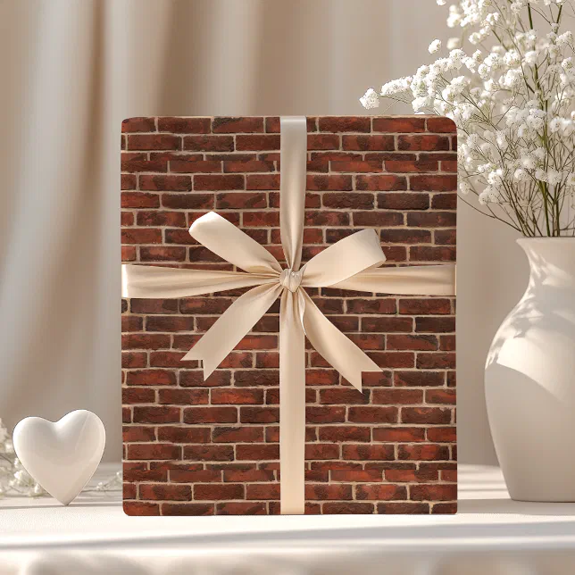 Bricks Pattern Wrapping Paper | Zazzle