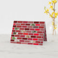 Bricks Photo Christmas Card | Zazzle