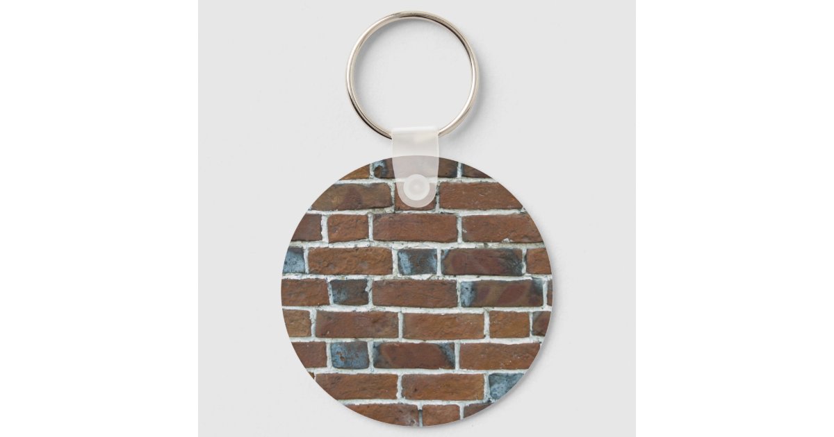 BRICKS WALL KEYCHAIN | Zazzle