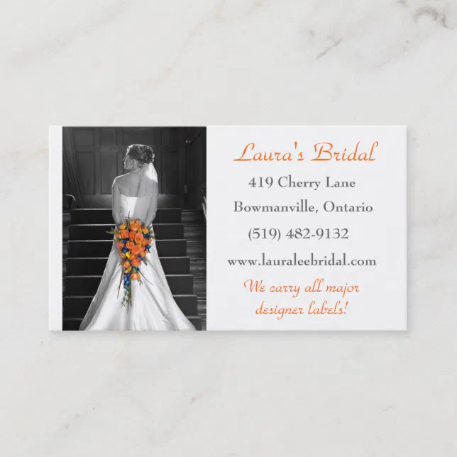 Bridal Business Card | Zazzle