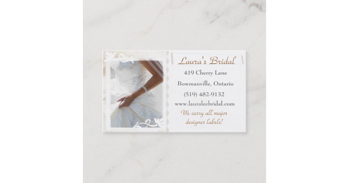 Bridal Business Card | Zazzle