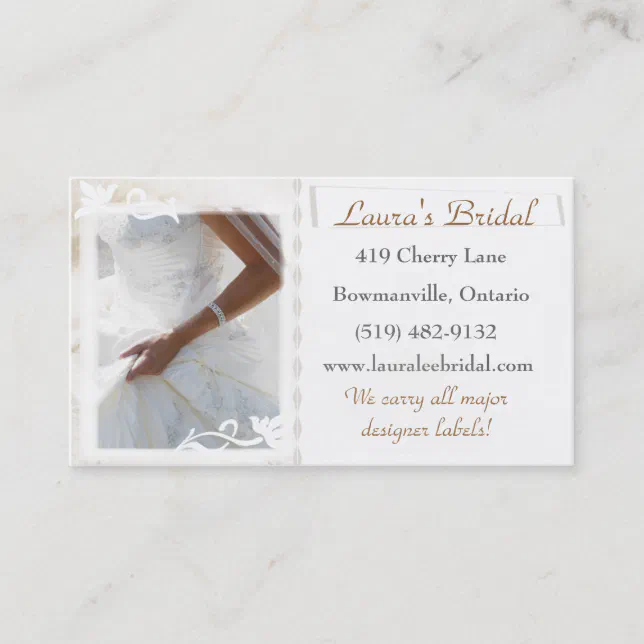 Bridal Business Card | Zazzle