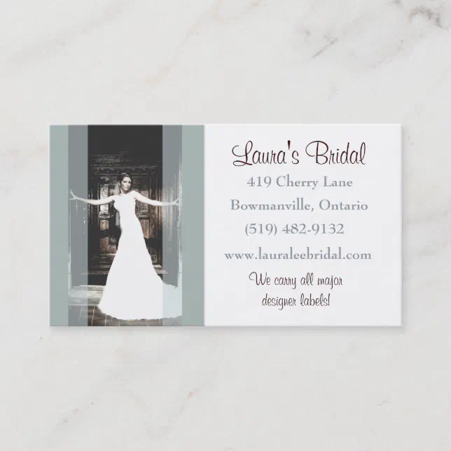 Bridal Business Card | Zazzle