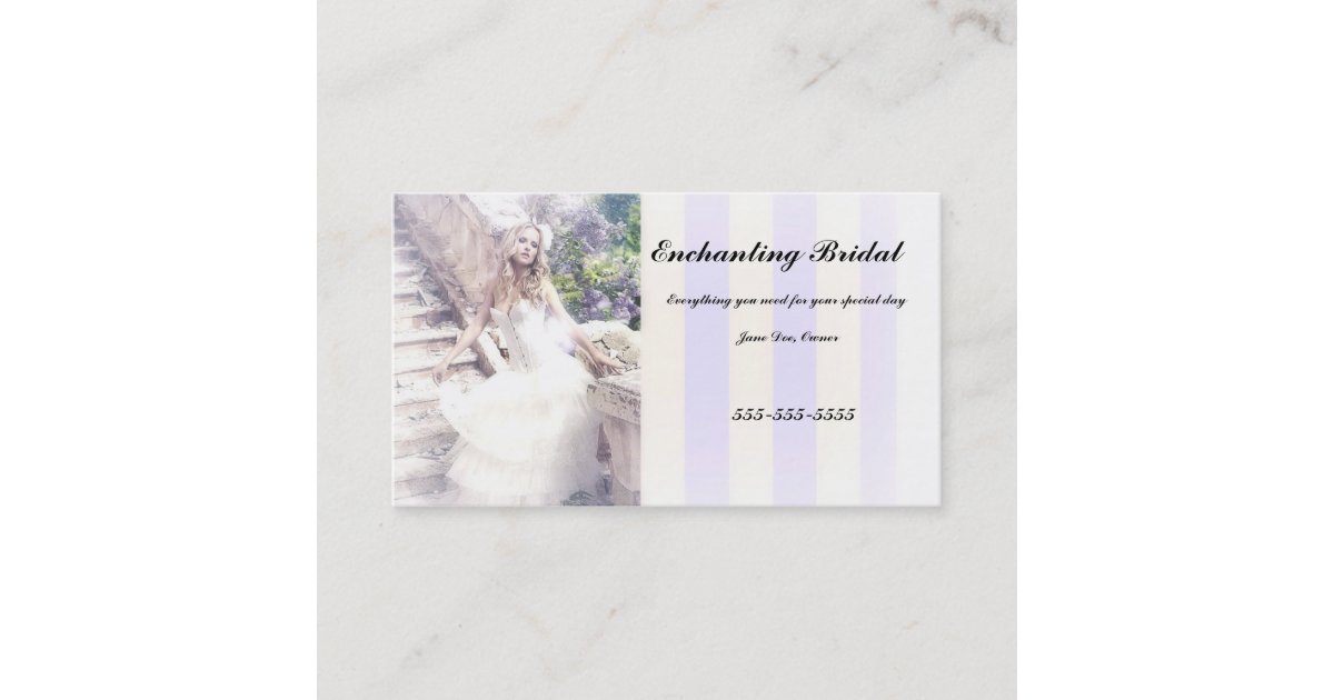 Bridal Business Card | Zazzle