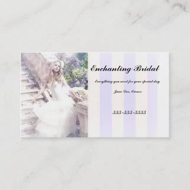 Bridal Business Card | Zazzle