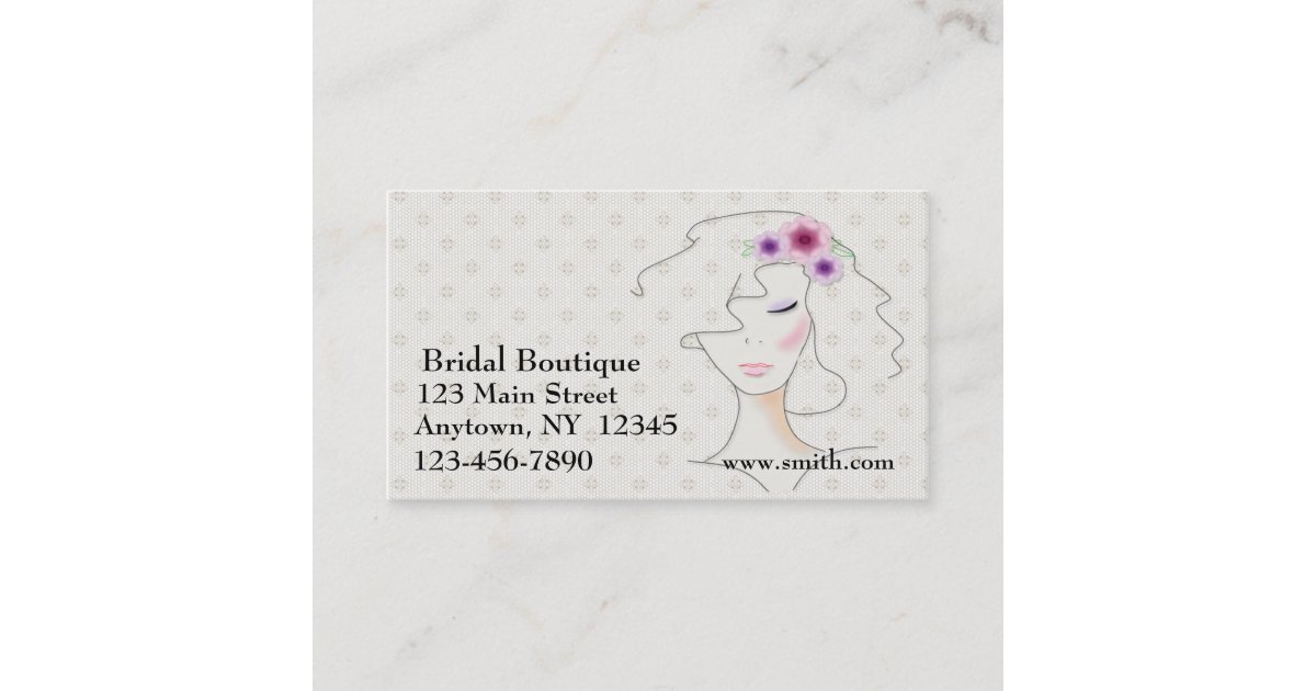 Bridal Business Card | Zazzle