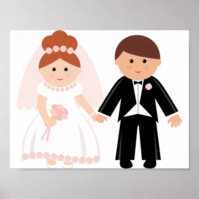 Bridal Couple Poster | Zazzle