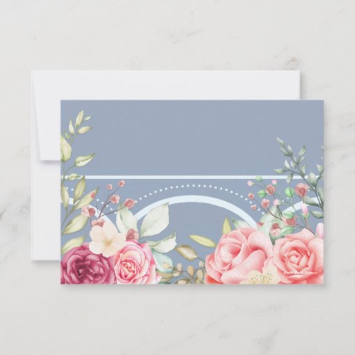 Bridal Embrace Wedding Response Card | Zazzle