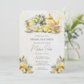 Bridal Lemon Tea Party Vintage Invitation | Zazzle