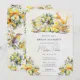 Bridal Lemon Tea Party Vintage Invitation | Zazzle