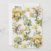 Bridal Lemon Tea Party Vintage Invitation | Zazzle