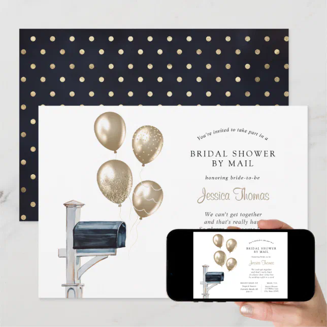 Bridal Long Distance Shower by Mail Invitation | Zazzle