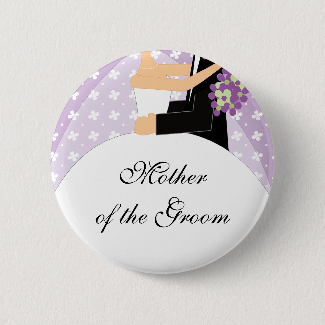 Bridal Party Mother of the Bride Button / Pin | Zazzle