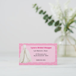 Bridal Shop Business Card | Zazzle