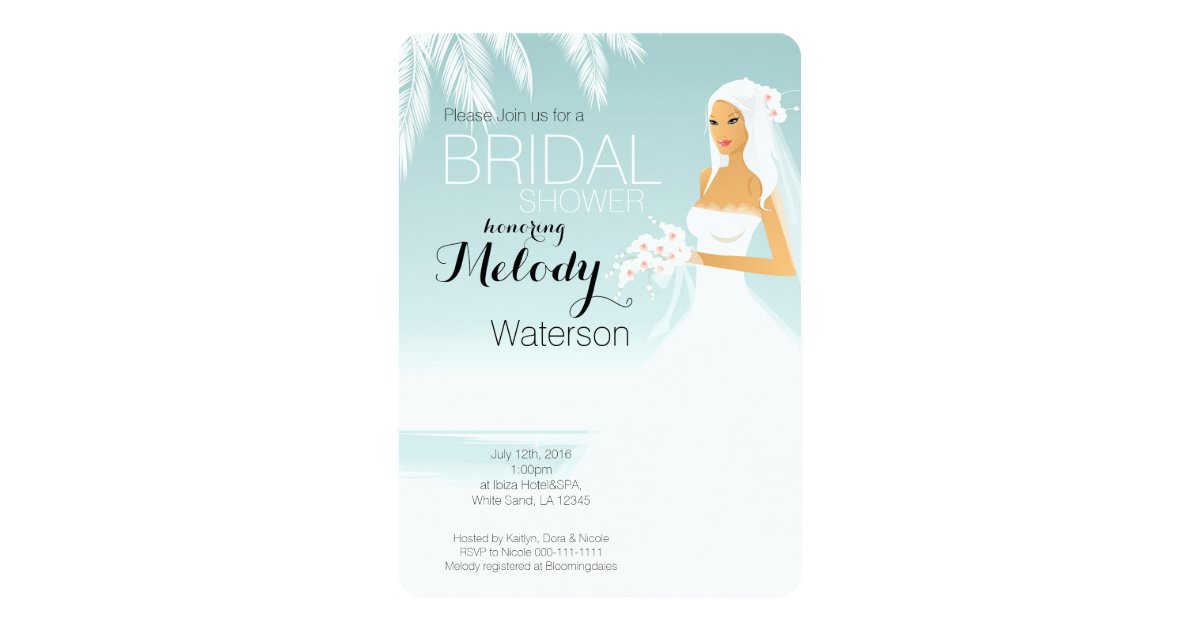 bridal shower invitation | Zazzle.com