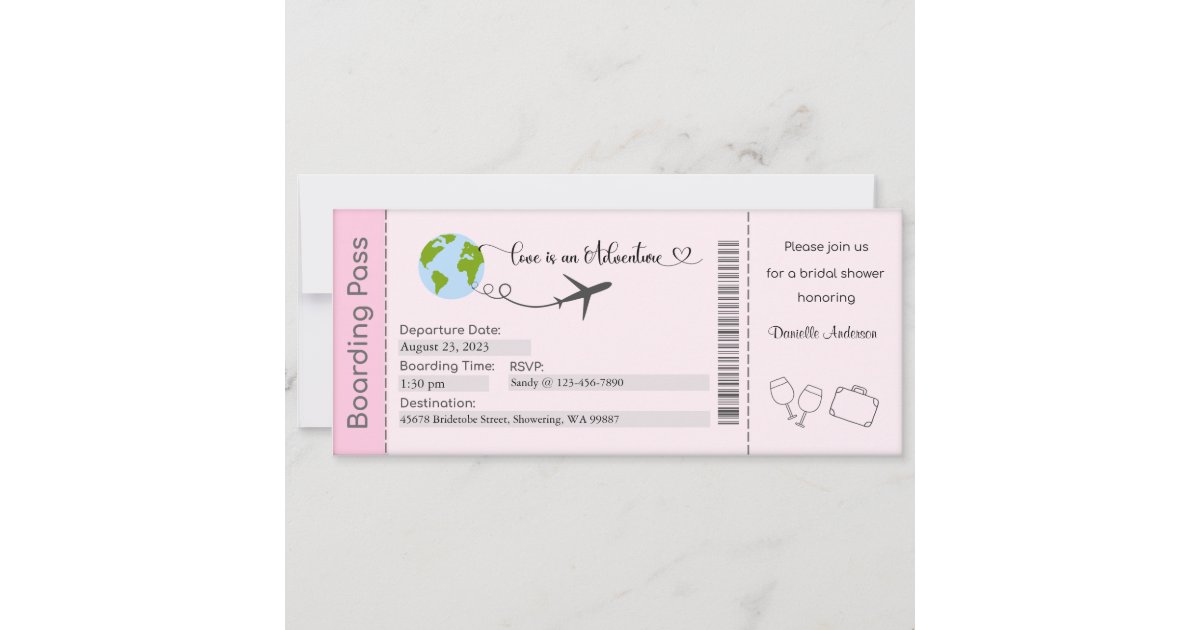 Bridal Shower Invitation, Bride to Be Invitation | Zazzle