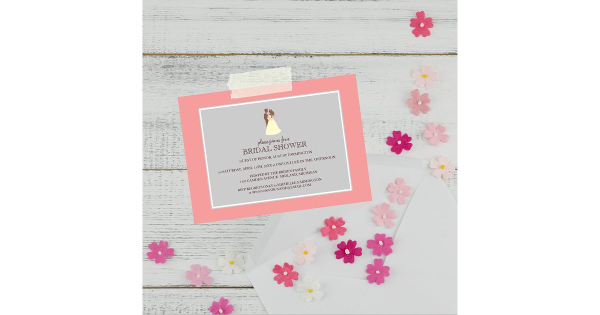 Bridal Shower Invitations | Zazzle