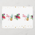 Bridal Shower Itinerary Aloha Flamingo Pineapple Program | Zazzle
