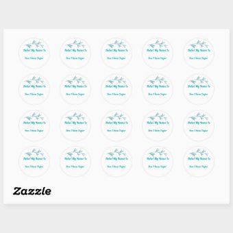 Bridal Shower or event name tag How I Know | Zazzle
