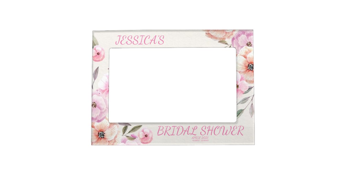 BRIDAL SHOWER PICTURE FRAME | Zazzle