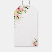 Bridal Shower Pink And Gold Drive By Party Gift Tags | Zazzle