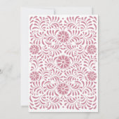 BRIDAL SHOWER PINK TALAVERA FLOWERS Invitation | Zazzle