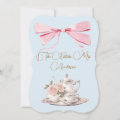 Bridal Shower Regency Tea Party Elegant Invitation | Zazzle