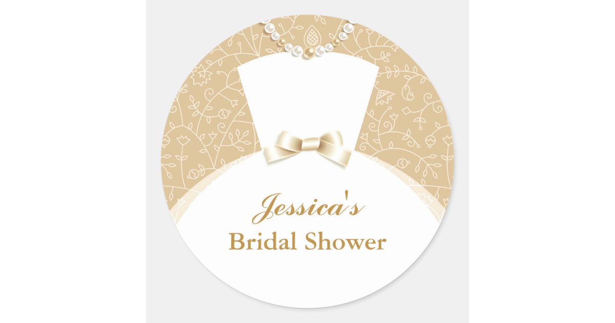Bridal Shower Stickers | Zazzle