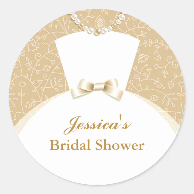 Bridal Shower Stickers | Zazzle