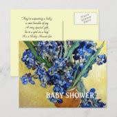Bridal shower. Vincent van Gogh Invitation Postcard | Zazzle