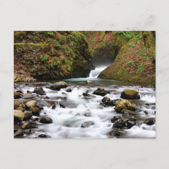 Bridal Veil Falls Oregon Waterfall Postcard | Zazzle.com