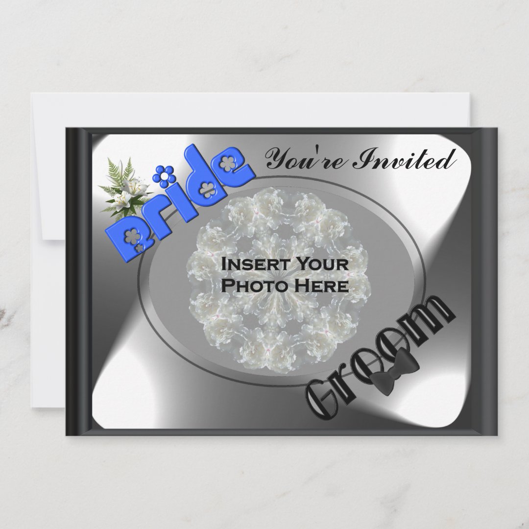 Bride And Groom Bridal Wedding Shower Invitation | Zazzle