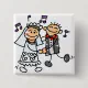 Bride and Groom Celebrate Button | Zazzle