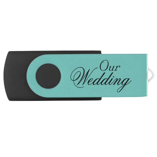 Bride and Groom Wedding Photo Archive Flash Drive | Zazzle
