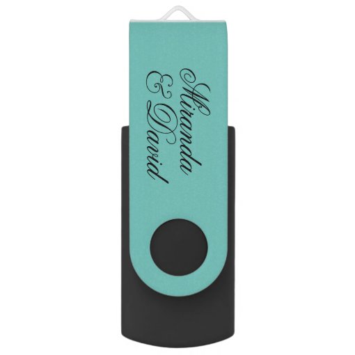 Bride and Groom Wedding Photo Archive Flash Drive | Zazzle