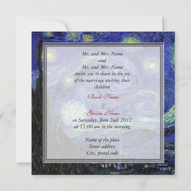 bride and groom's parents wedding invitation | Zazzle