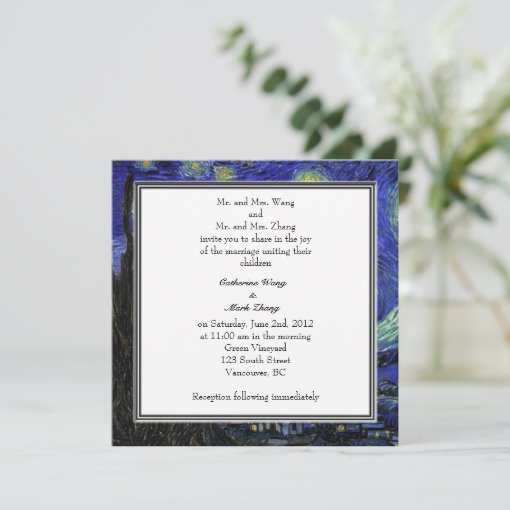 bride and groom's parents wedding invitation | Zazzle