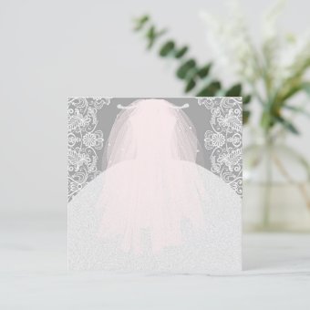 BRIDE CO Something Pink Here Comes The Bride Party Invitation | Zazzle