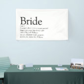 Bride Definition Bridal Shower Wedding Banner | Zazzle