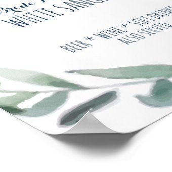 Bride & Groom Signature Drink Poster | Zazzle