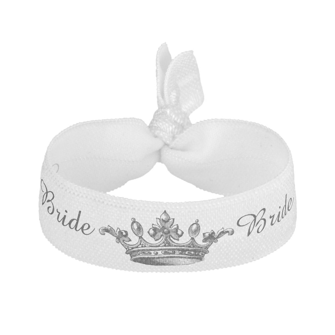Bride Princess Head Band Hair Tie | Zazzle