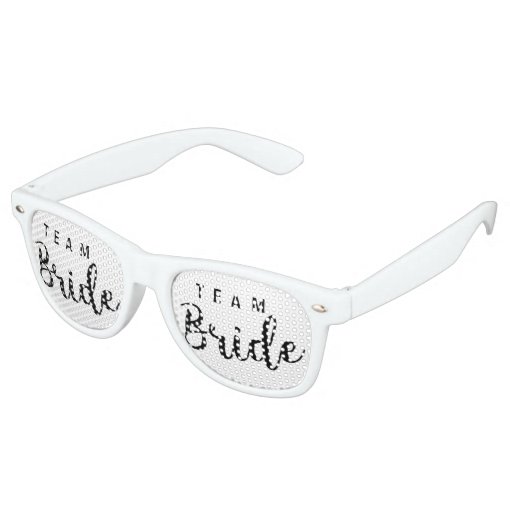 Bride Squad, Team Bride, Chic Modern Wedding Party Retro Sunglasses ...