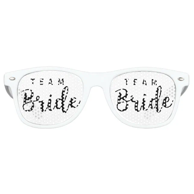 Bride Squad, Team Bride, Chic Modern Wedding Party Retro Sunglasses ...