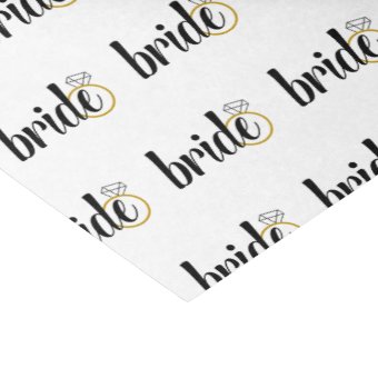 Bride Tissue Paper | Zazzle